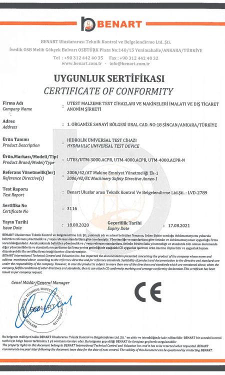 Quality certificates - FTM Ambalaj